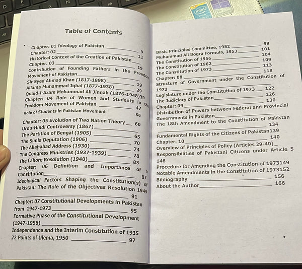 Ideology and Constitution of Pakistan by Rai Shabbir Ahmad – kitabbazaar.pk