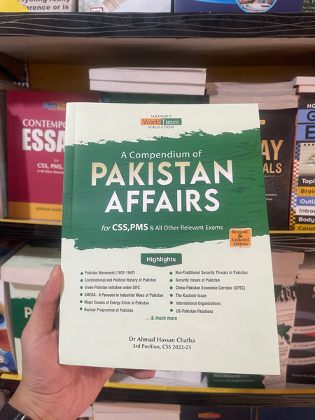 A Compendium of Pakistan Affairs by Dr Ahmad Hassan Chatha - JWT Publi ...